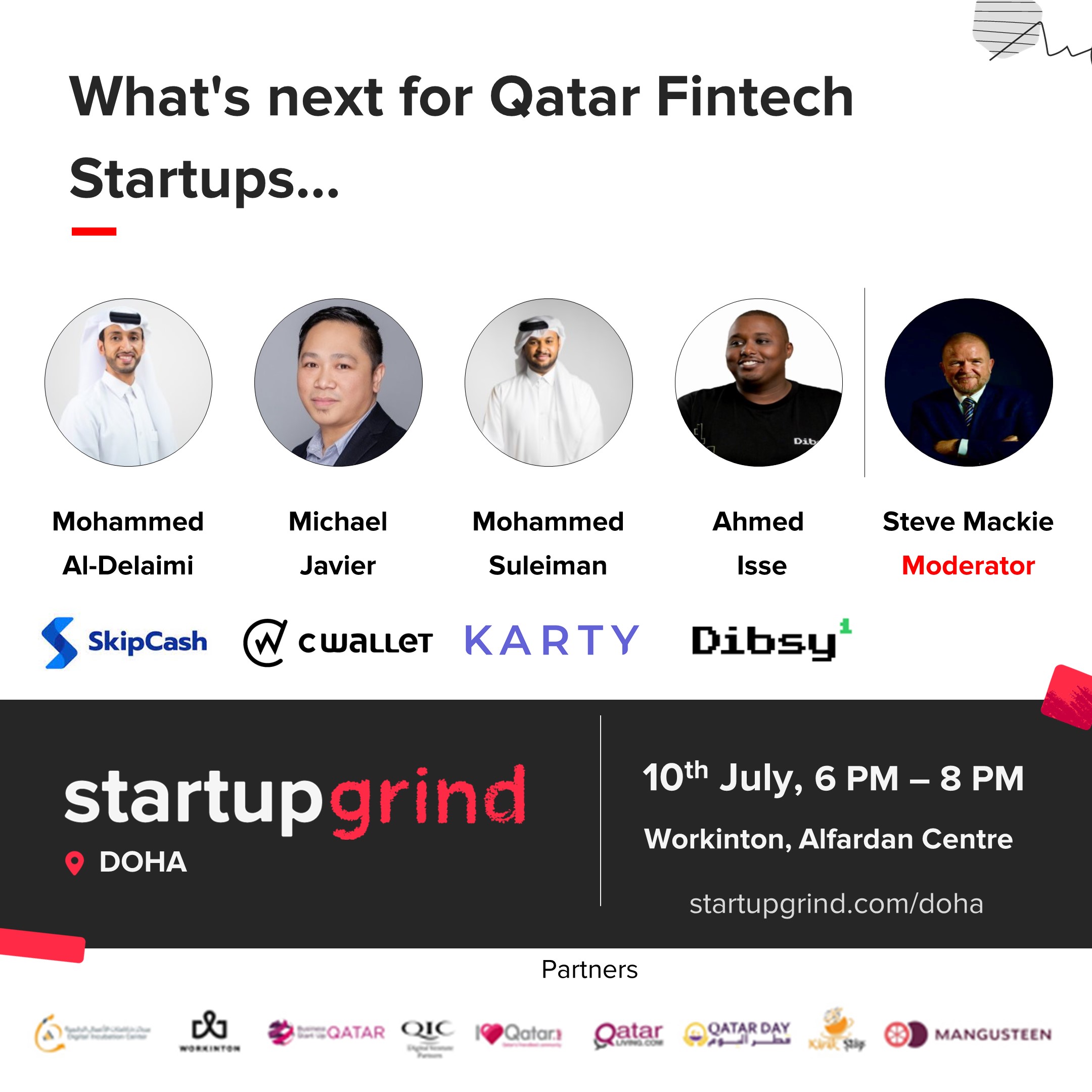 See What's next for Fintech Startups in Qatar? at Startup Grind Doha